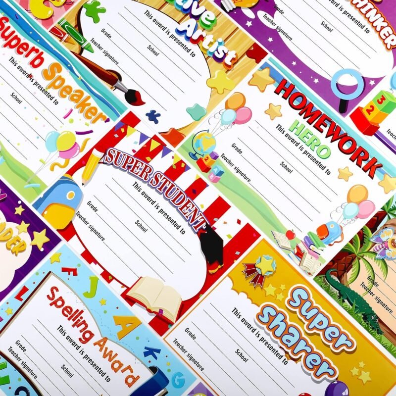 60 Pcs Student of Award Certificates End of School Year Superlatives ...